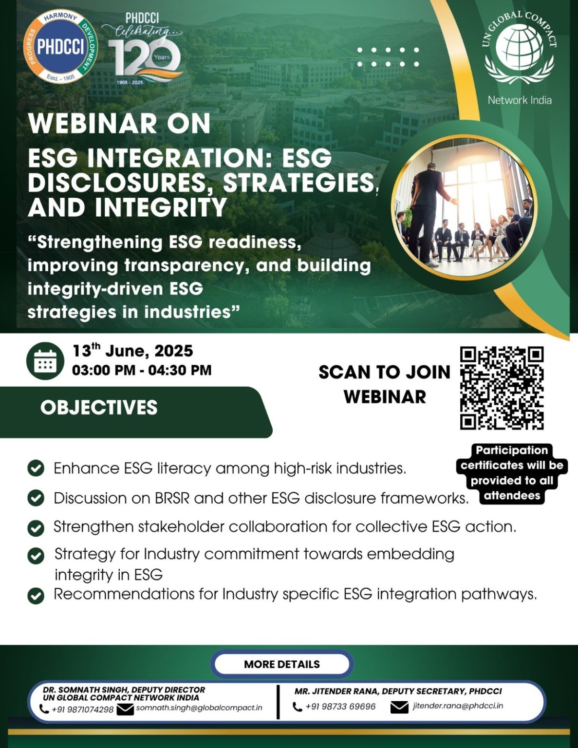 ESG Integration: ESG Disclosures, Strategies, and Integrity - UN GCNI